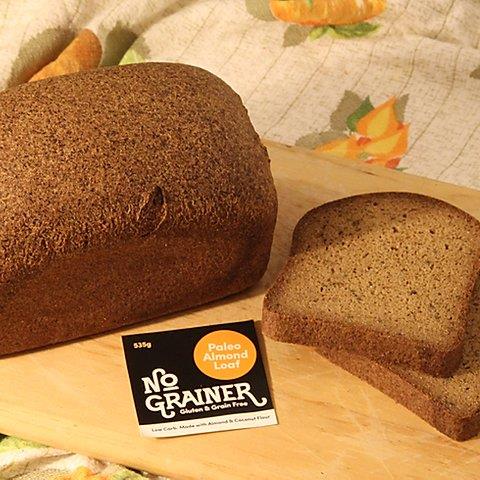 No Grainer Classic Almond Loaf 585g – Kiah Organic & Wholefoods Warehouse